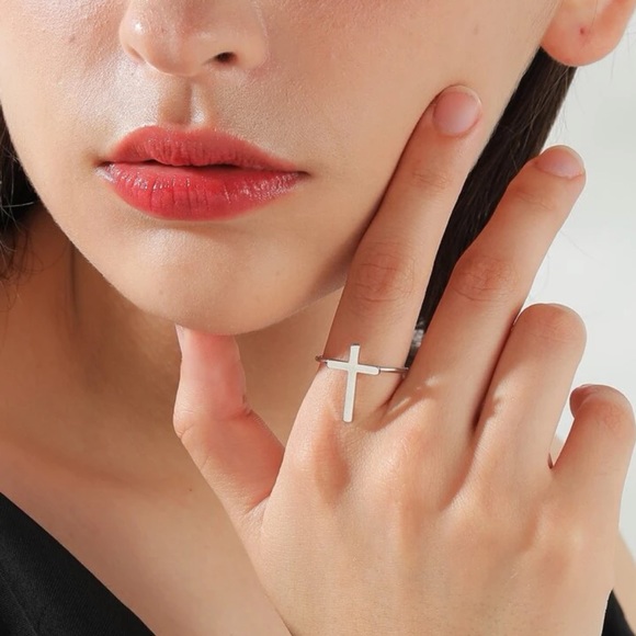 Jewelry | Silver Cross Ring | Poshmark